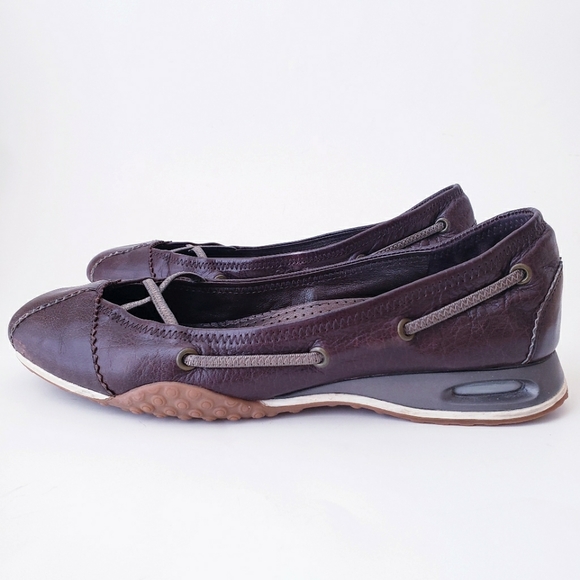 Cole Haan | Shoes | Cole Haan G Series Nike Air Brown Leather Slipon ...